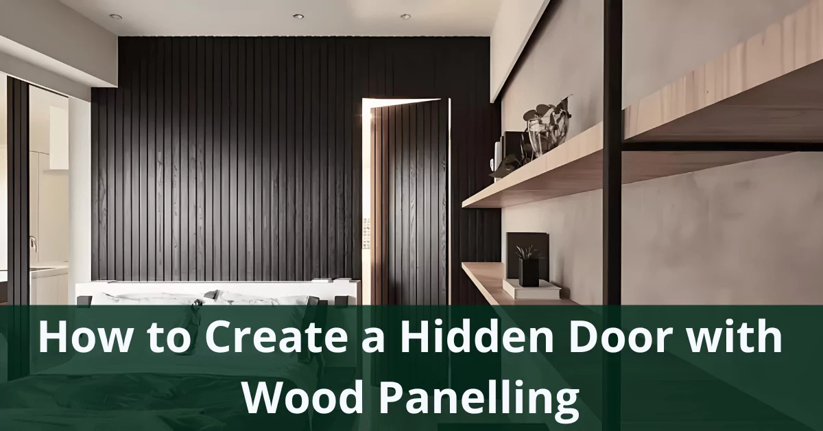 How to Create a Hidden Door with Wood Panelling - Hotian