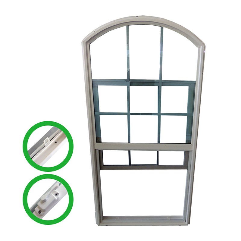 ShopSingle Hung Vinyl Windows with Arch Top - Hotian